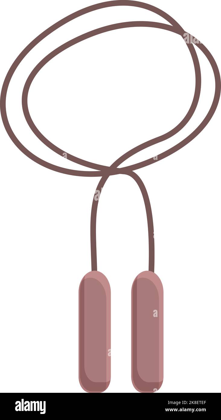 New jump rope icon cartoon vector. Children gym. Sport exercise Stock ...