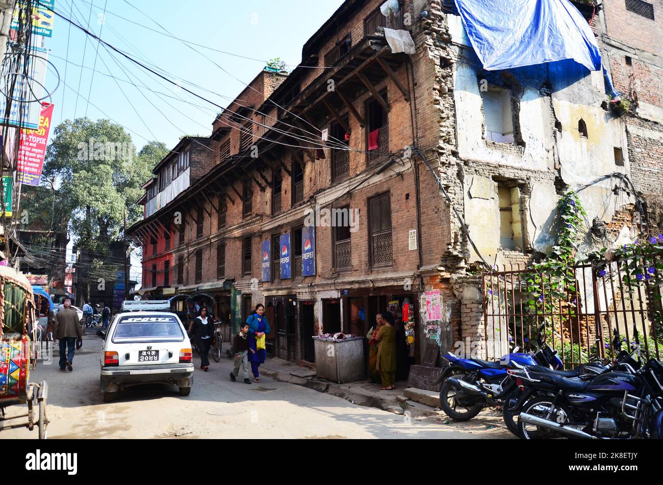 View landscape cityscape antique building and local life lifestyle of ...