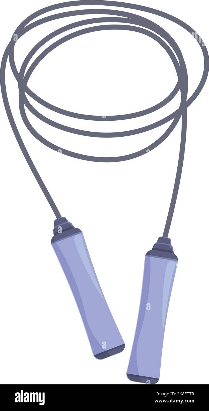 Jump rope icon cartoon vector. Sport play. Workout gym Stock Vector ...