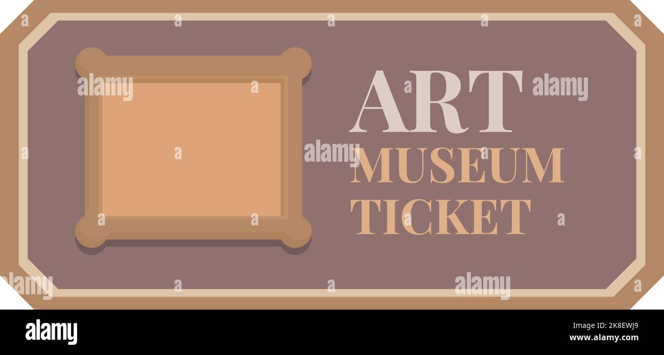 Carnival museum ticket icon cartoon vector. Entry festival. Paper ...