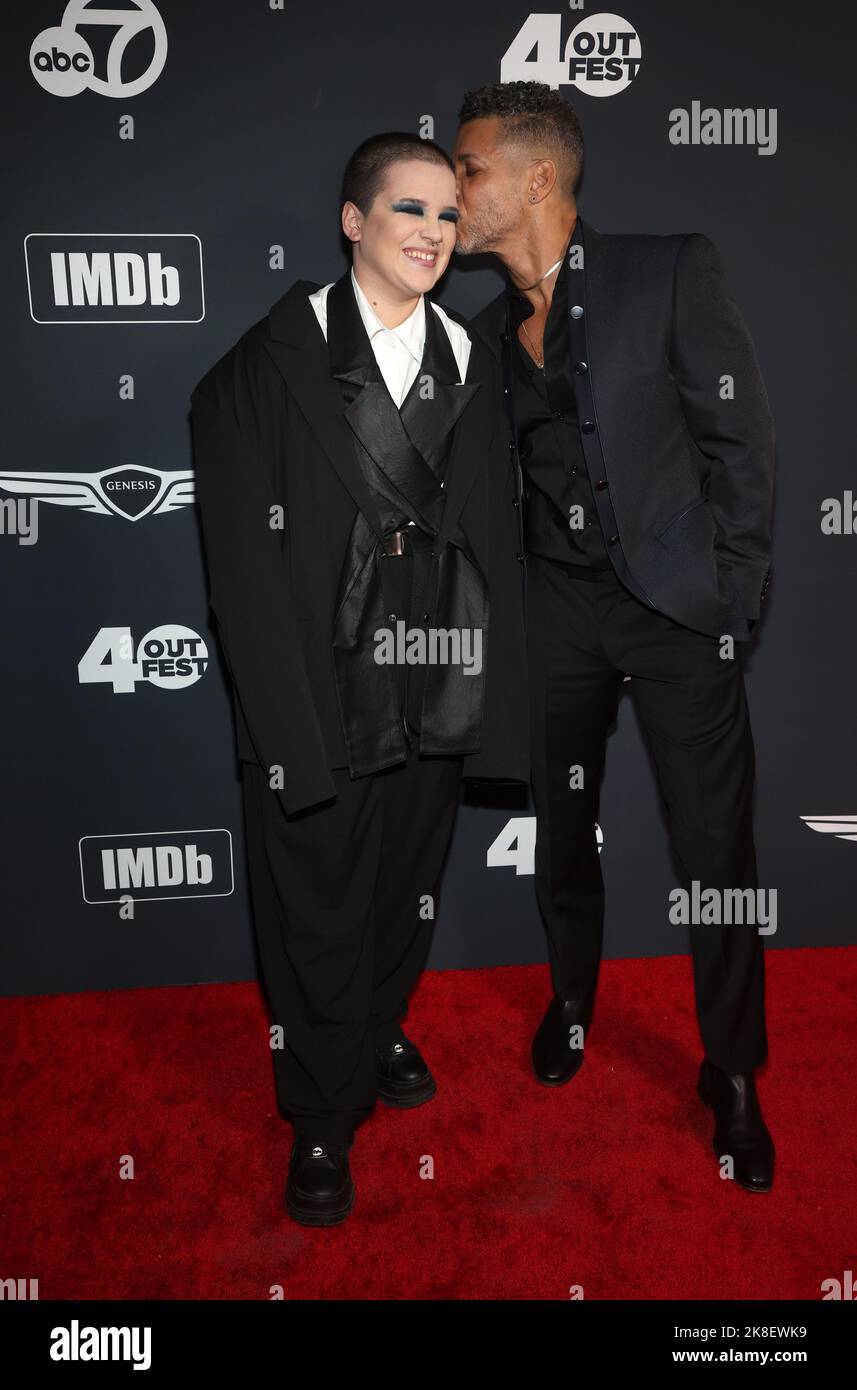 Lod Angeles, Ca. 22nd Oct, 2022. Blu del Barrio, Wilson Cruz, at the ...