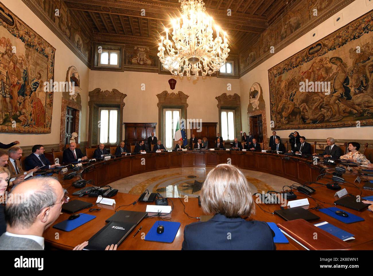 Giorgia meloni palazzo chigi hi-res stock photography and images - Alamy