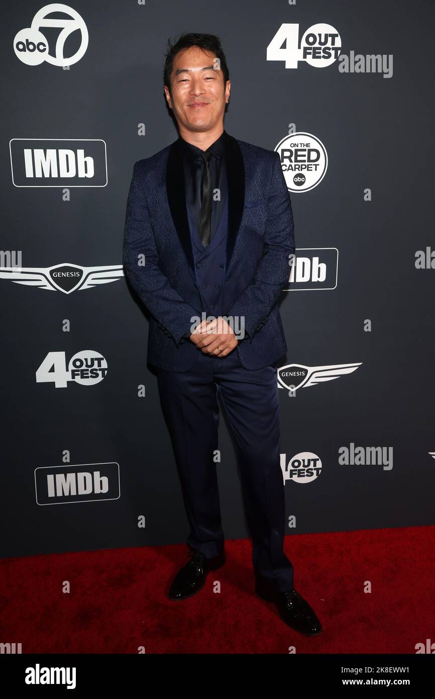 Lod Angeles, Ca. 22nd Oct, 2022. Leonardo Nam at the 2022 Outfest Legacy Awards at Paramount ...