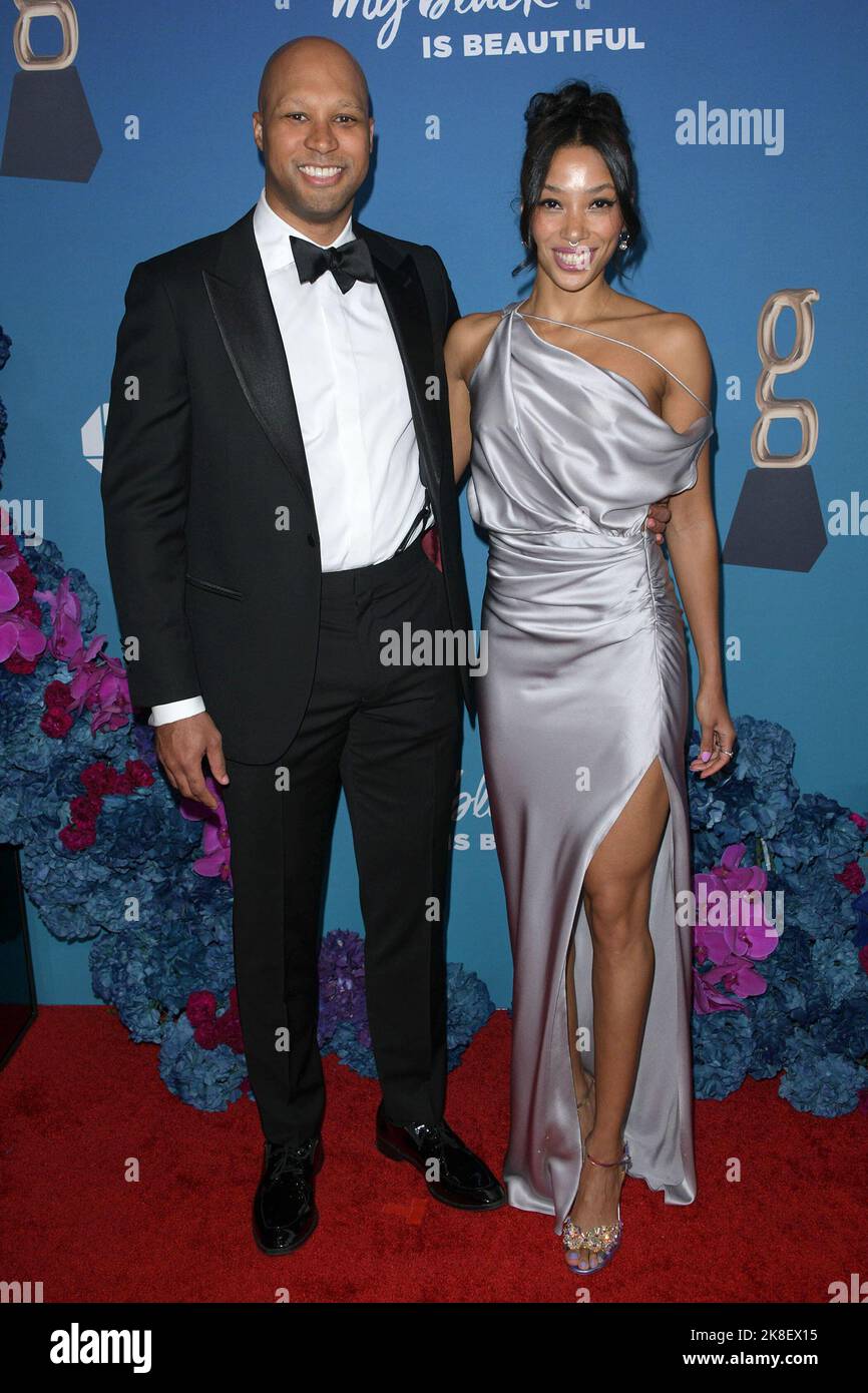 TheGrio Awards 2022 at the Beverly Hilton -PICTURED: Chris Malone, Victoria Malone -LOCATION ...