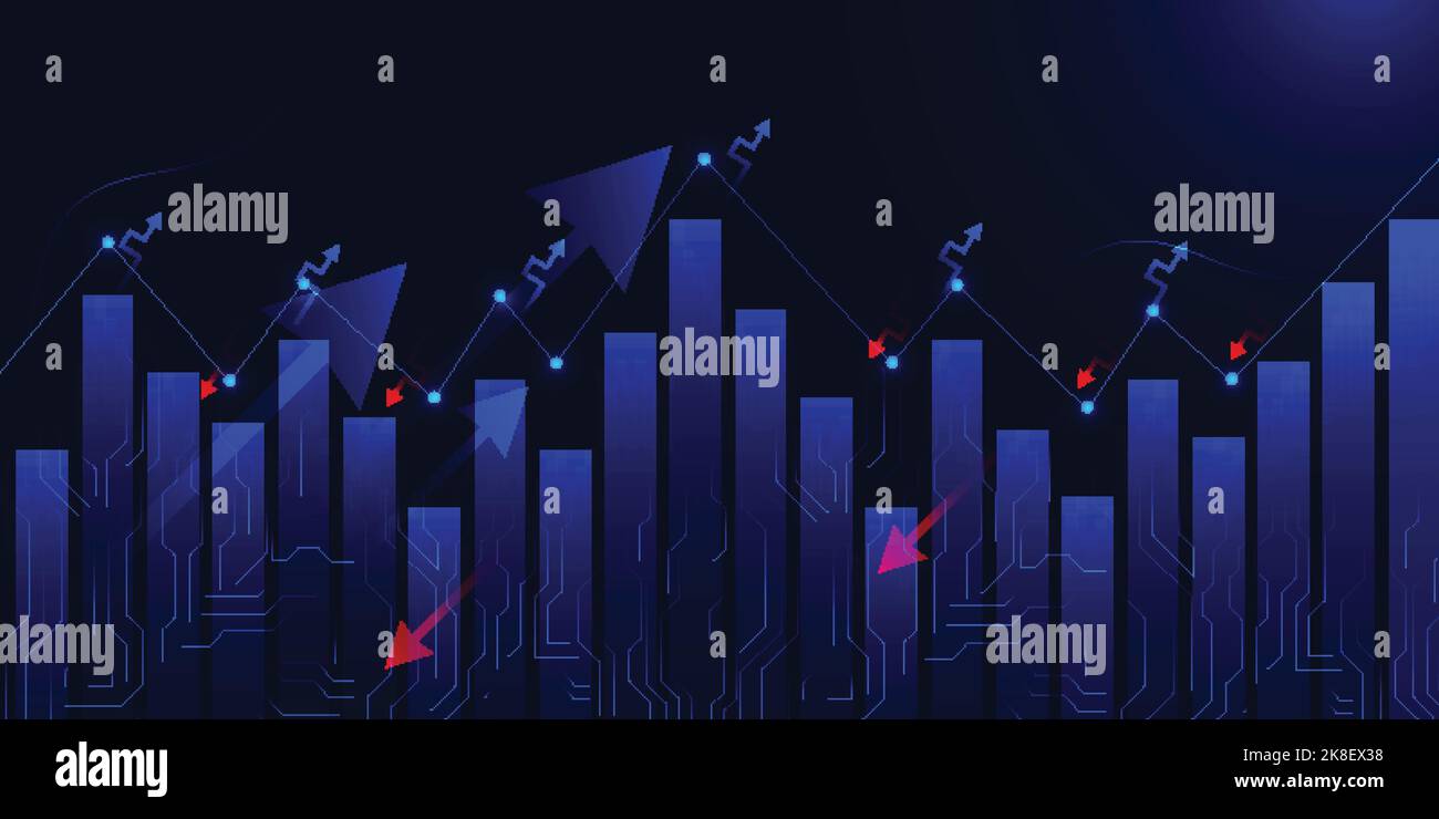 Stock market background, business and financial analytics background ...