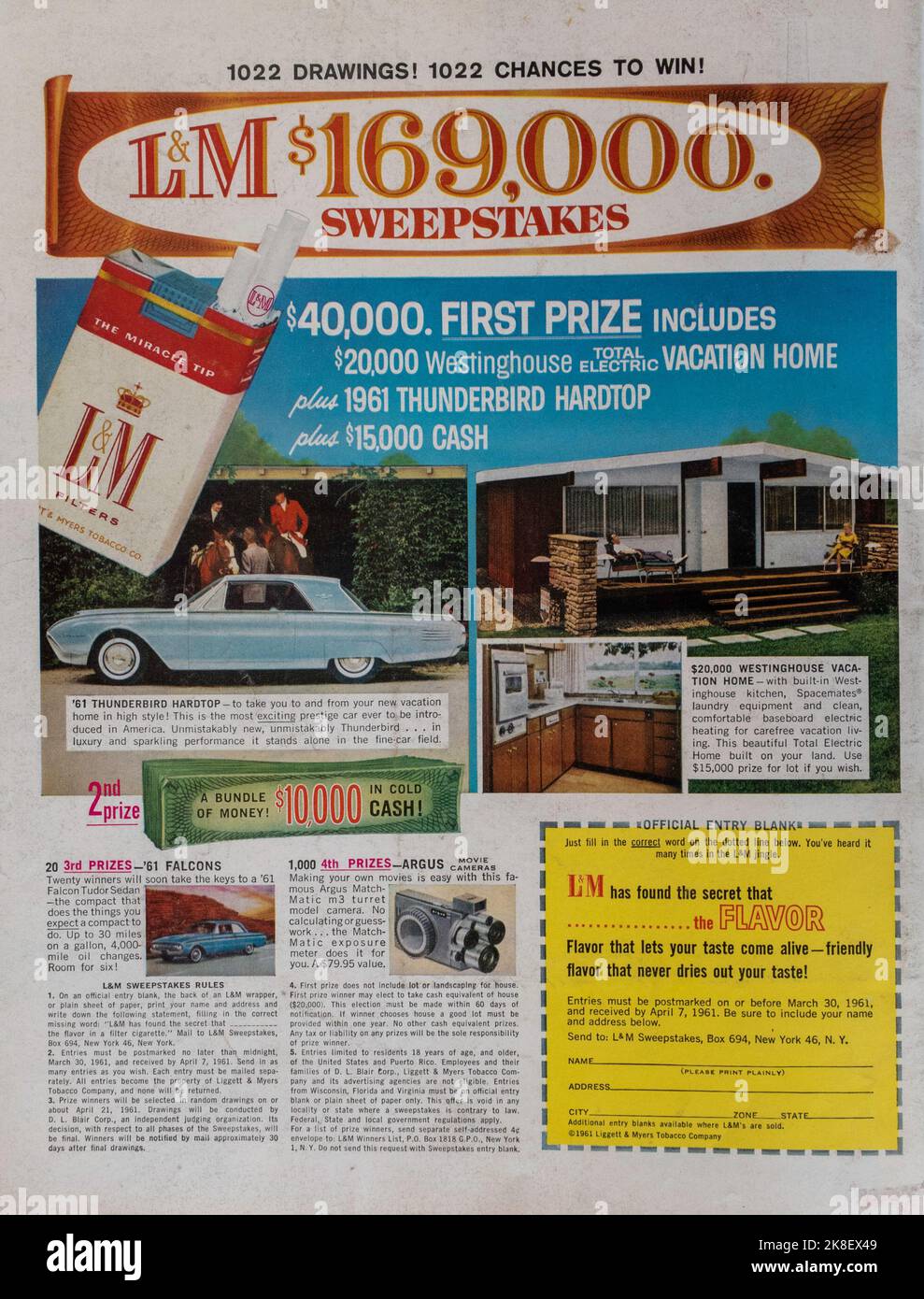 Vintage 10 February 1961 "Life" Magazine Advert, USA Stock Photo - Alamy