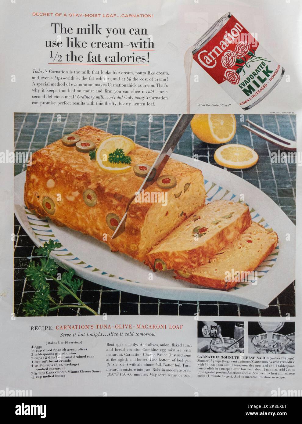 Vintage 10 February 1961 "Life" Magazine Advert, USA Stock Photo - Alamy