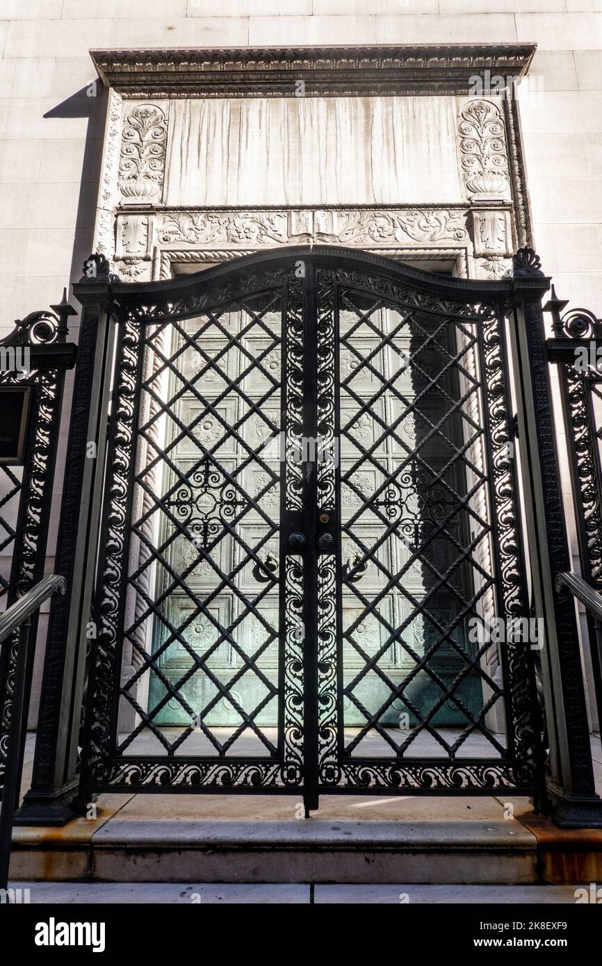 The Morgan Library & Museum Gate, New York City 2022 Stock Photo - Alamy