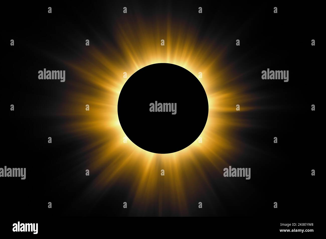 Total Solar Eclipse, astronomical phenomenon when Moon passes between ...