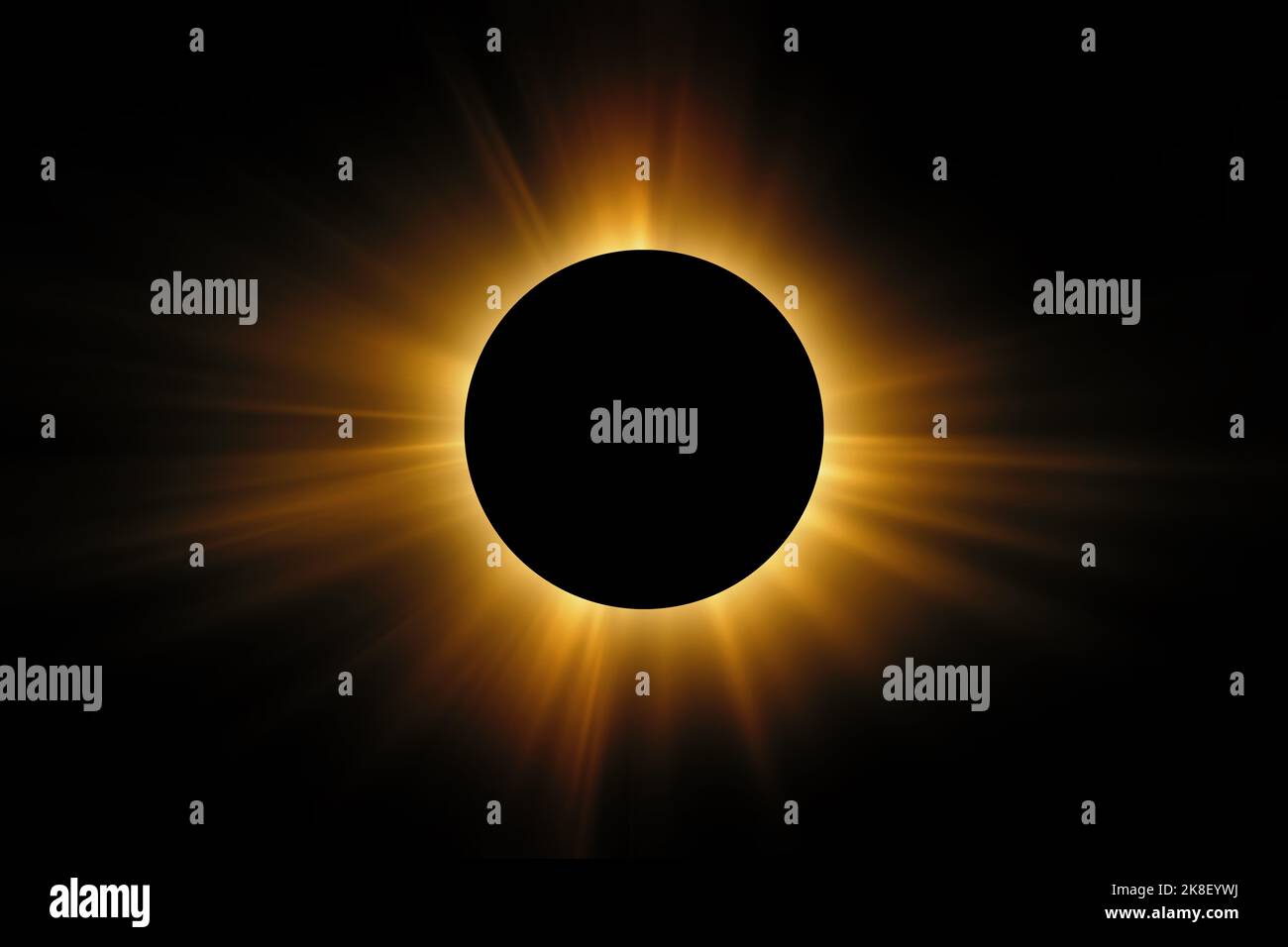 Total Solar Eclipse, astronomical phenomenon when Moon passes between ...