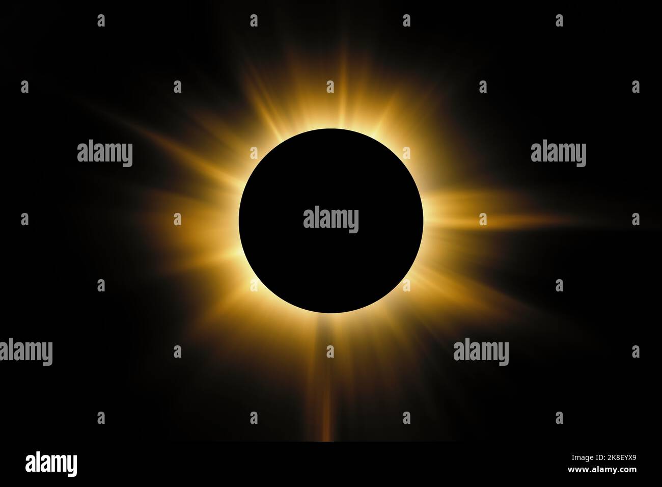 Total Solar Eclipse, astronomical phenomenon when Moon passes between ...