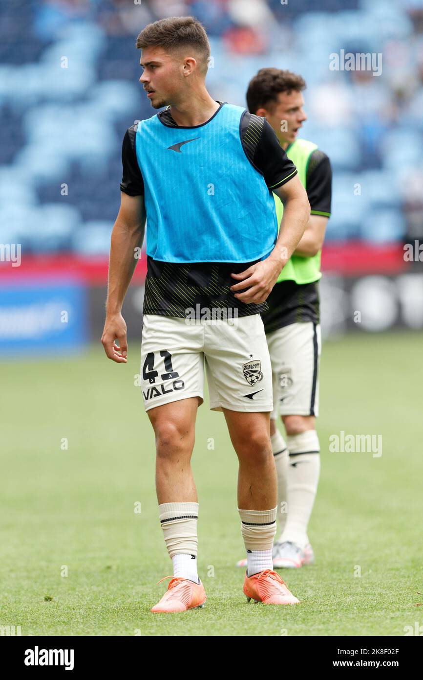 SYDNEY, AUSTRALIA - OCTOBER 23: Alexandar Popovic of Adelaide United ...