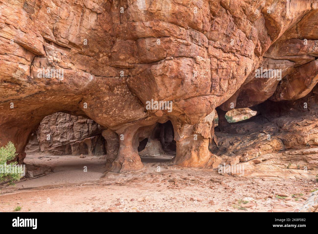 Scenery at the main at the Stadsaal Cave in the Western Cape Cederberg ...