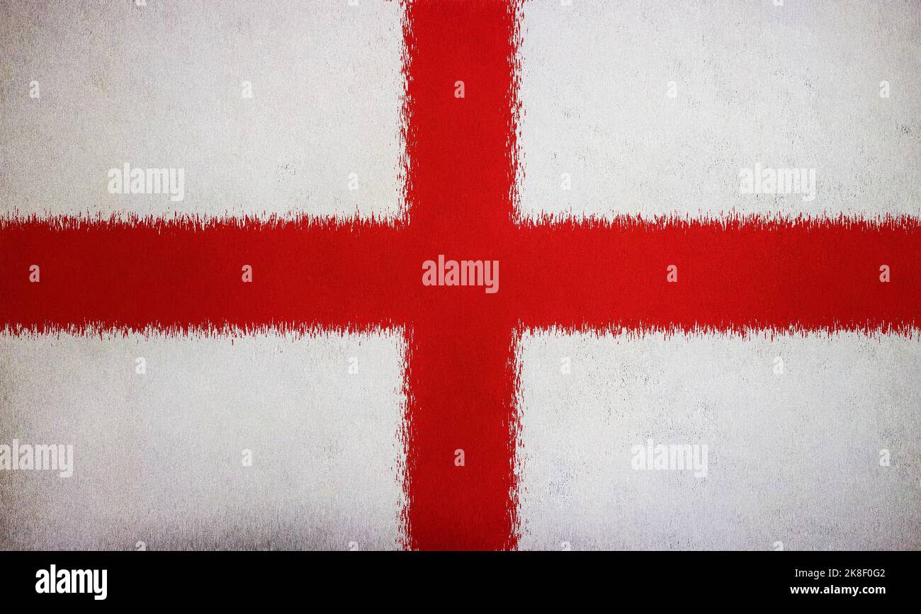 england flag on wall as background Stock Photo - Alamy