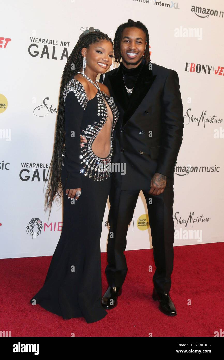 Santa Monica, CA. 22nd Oct, 2022. Halle Bailey, DDG aka Darryl Dwayne ...