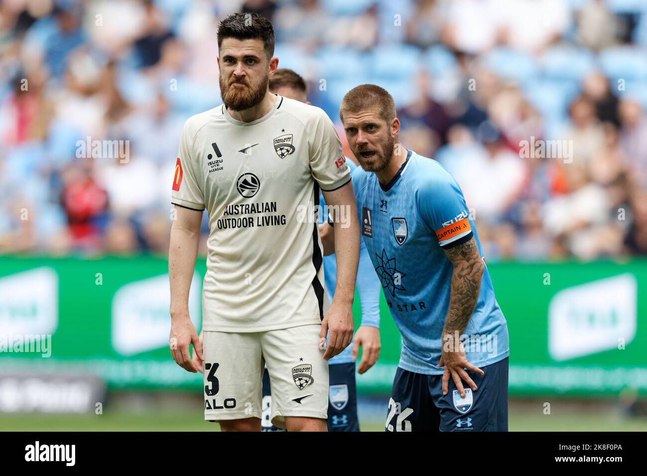 SYDNEY, AUSTRALIA - OCTOBER 23: Benjamin Warland of Adelaide United and ...