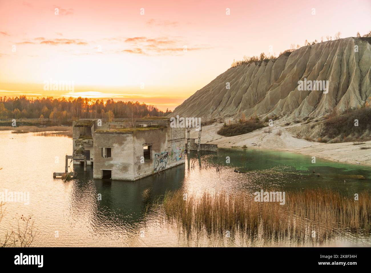 Underwater prison Rummu, Tallin, Estonia Stock Photo - Alamy