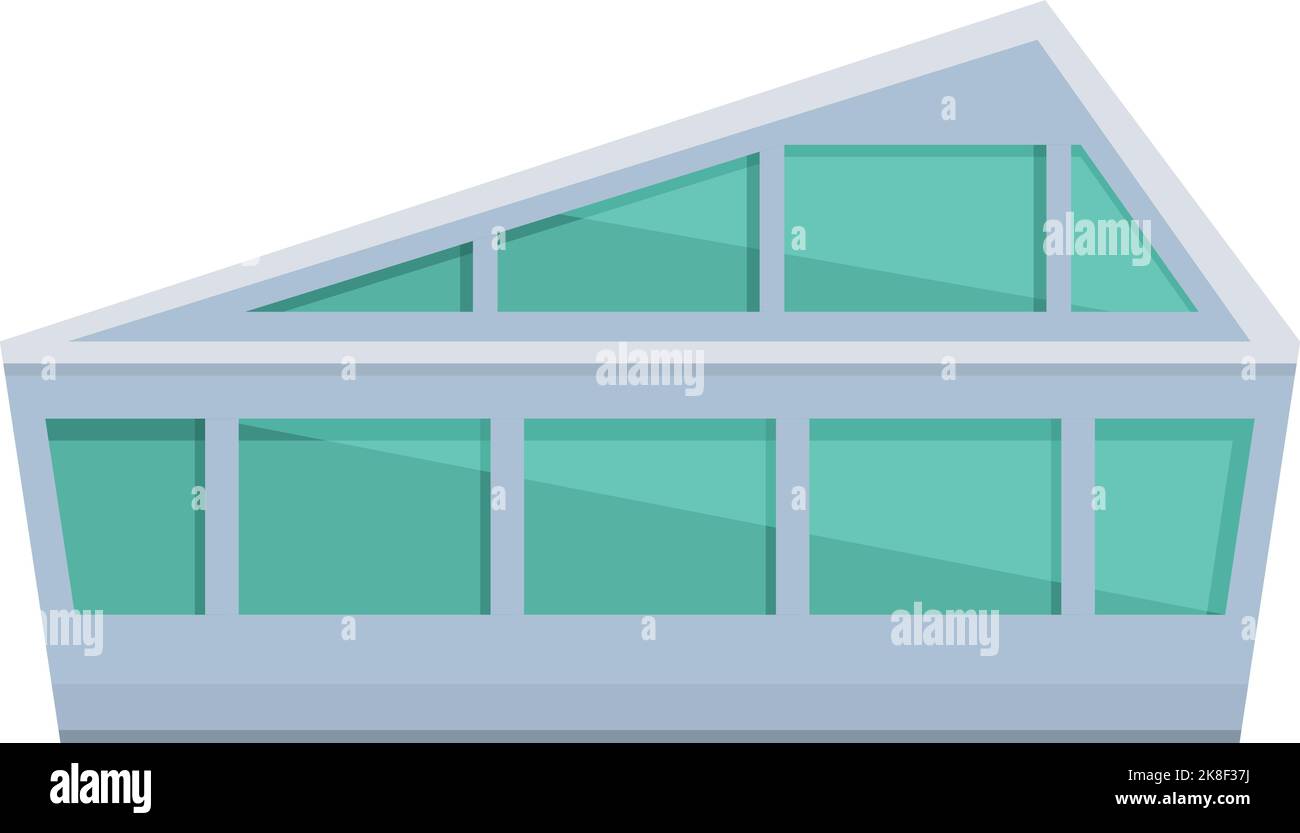 Window glass villa icon cartoon vector. House building. Mansion front ...