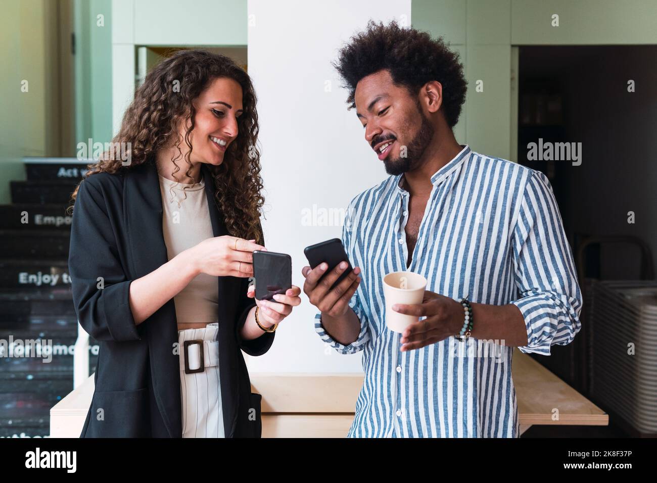 Mobile phones showing hi-res stock photography and images - Alamy