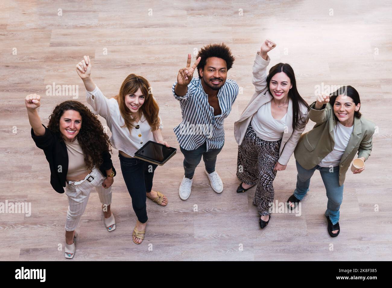 Portrait successful team business people hi-res stock photography and ...