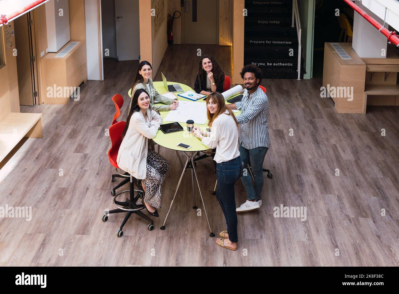 Confident business team mixed hi-res stock photography and images - Alamy