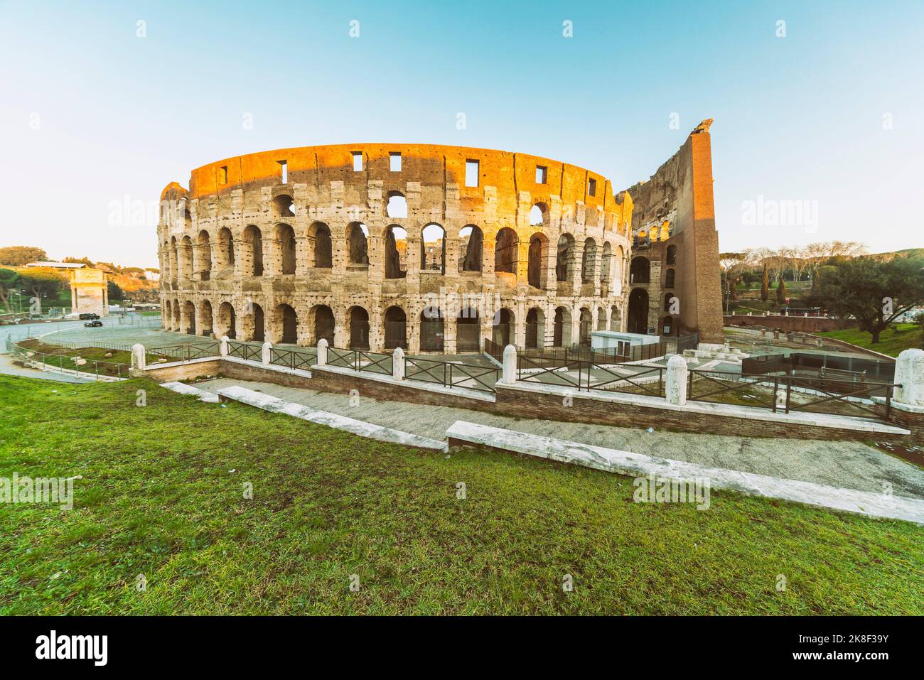 Colosseum, ancient amphitheatre, Rome, Italy Stock Photo - Alamy