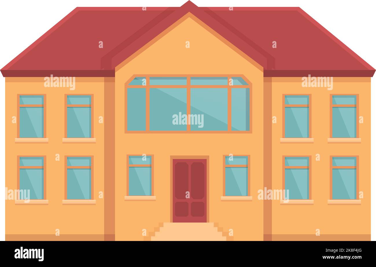 Island villa icon cartoon vector. House building. Beach lodge Stock ...