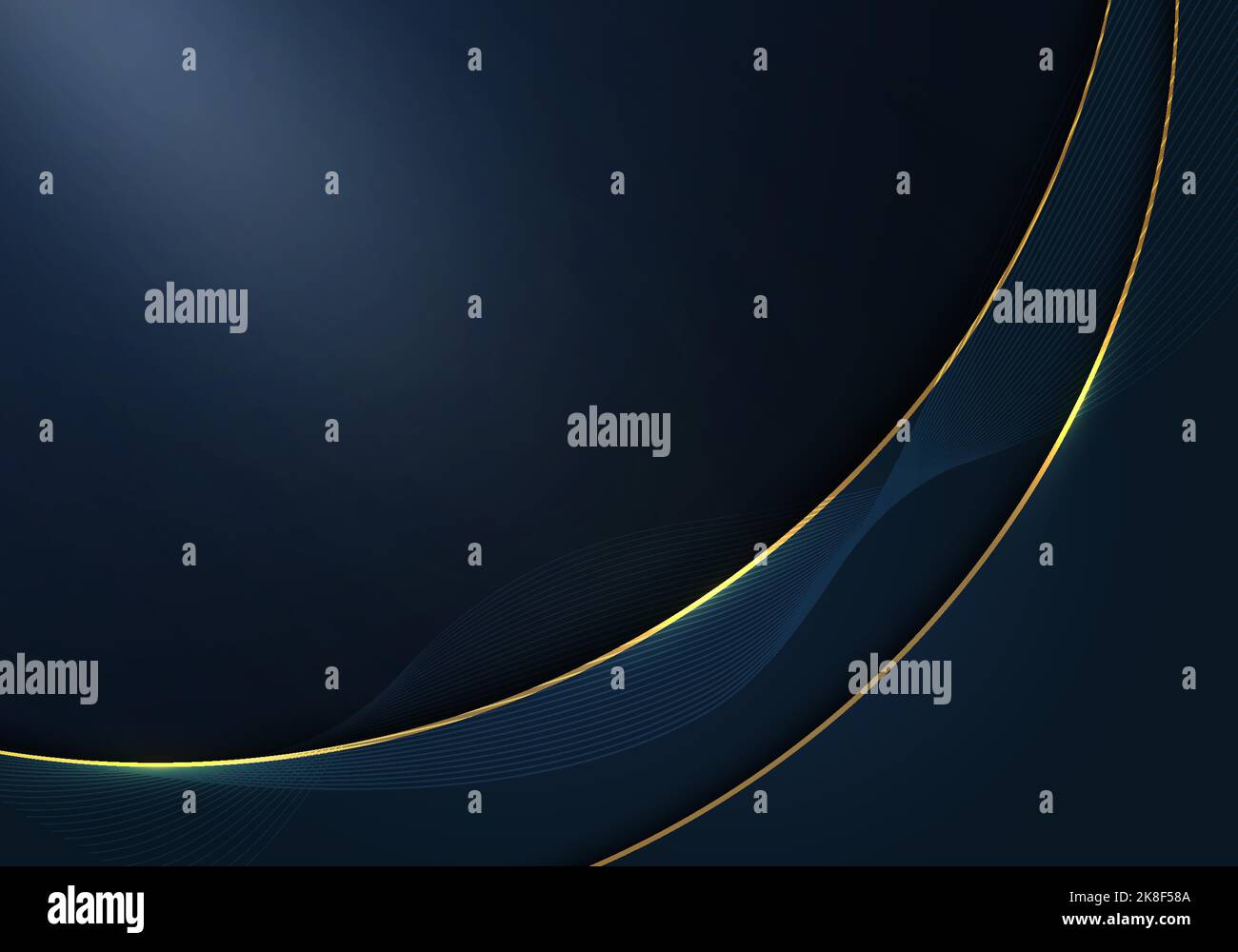 Abstract modern premium gradient blue template rounded design artwork ...