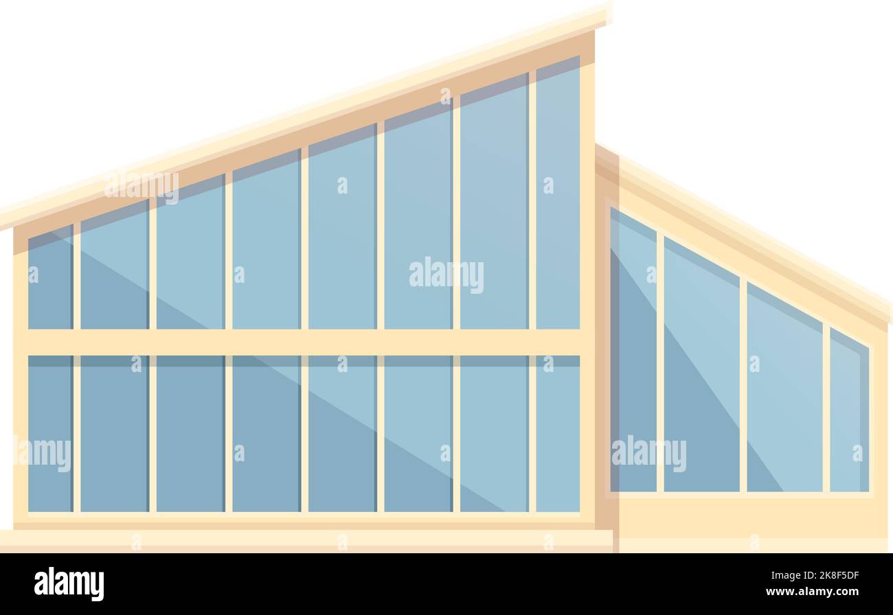 Rich villa icon cartoon vector. Home building. Modern mansion Stock ...