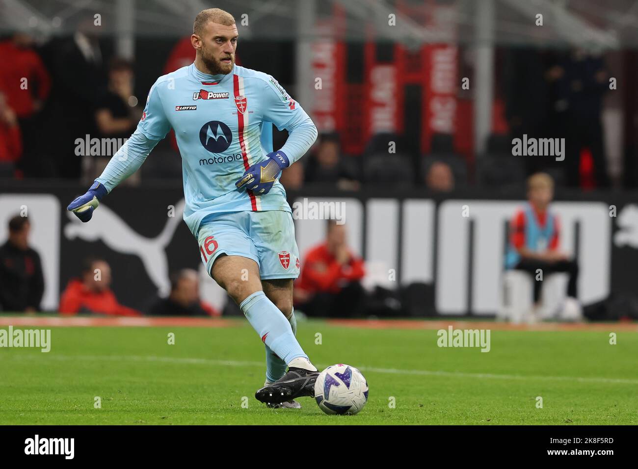 Milan, Italy. 22nd Oct, 2022. Michele Di Gregorio of AC Monza seen in ...