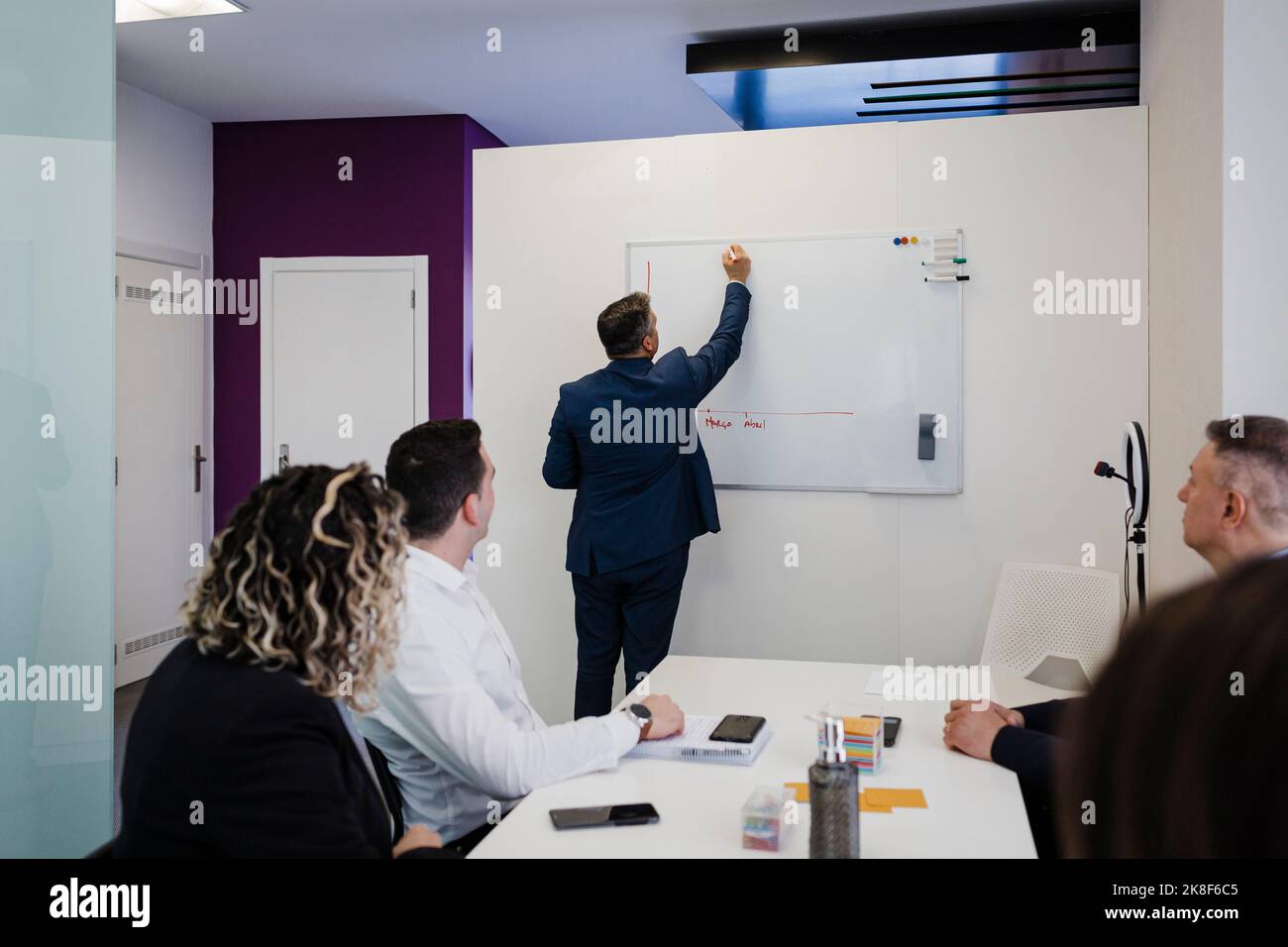 Explaining marketing strategy hi-res stock photography and images - Alamy