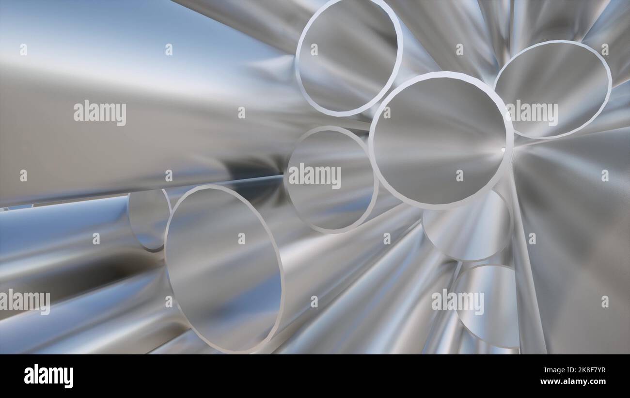 Chrome Metal tube industrial back technology straight pipe gas ...