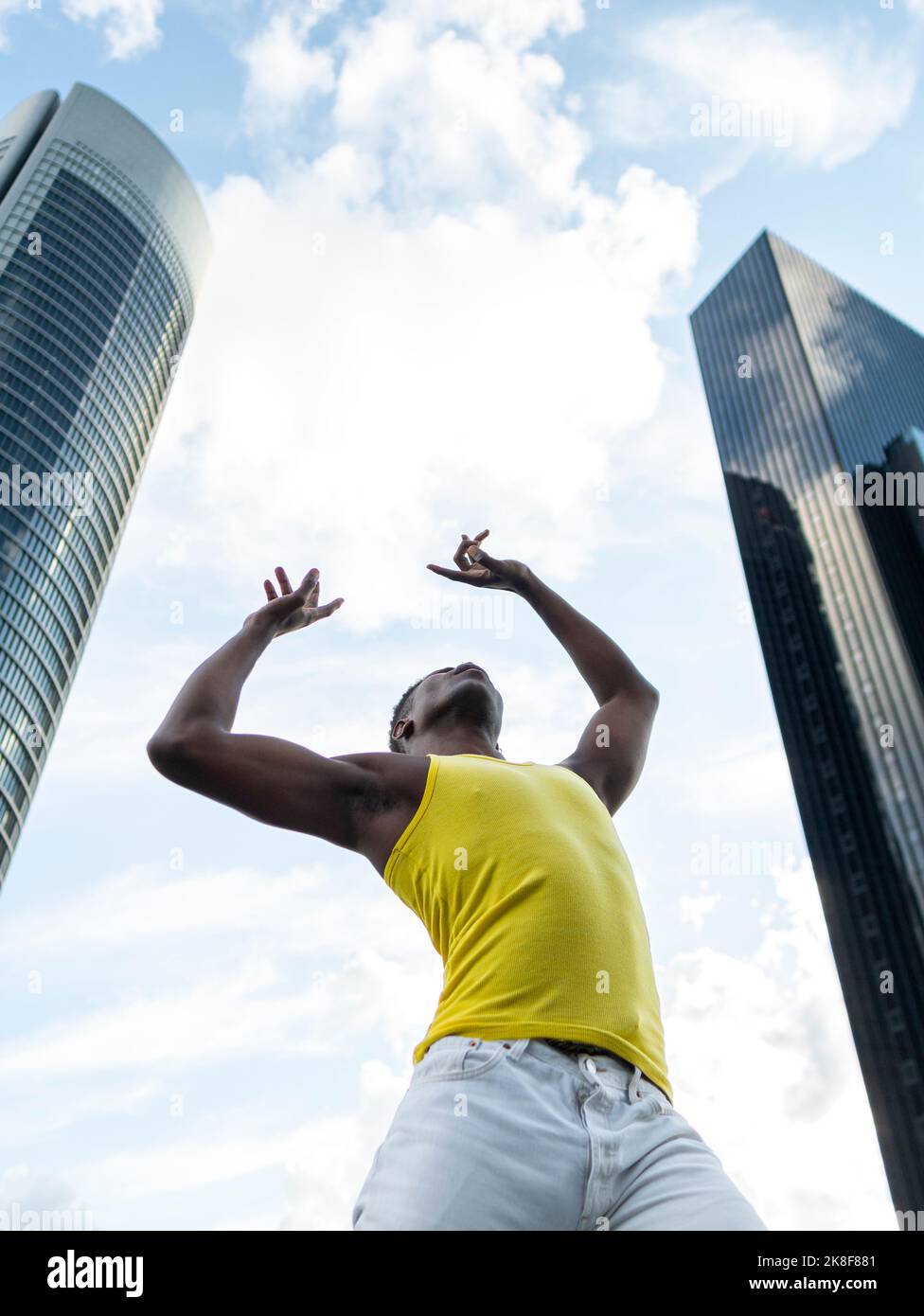 Tall man standing hi-res stock photography and images - Alamy