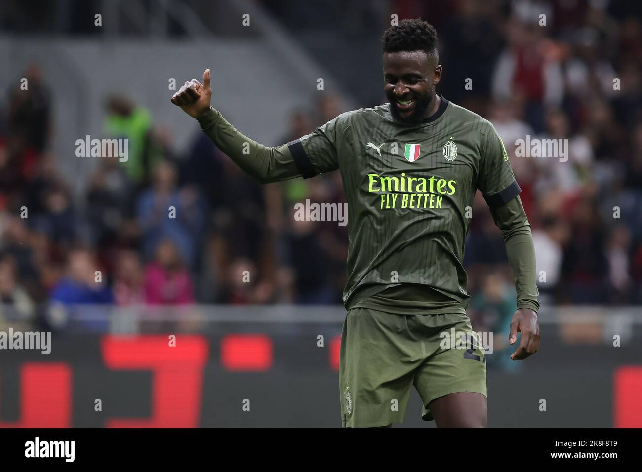 Divock Origi of AC Milan gestures during the Serie A 2022/23 football ...