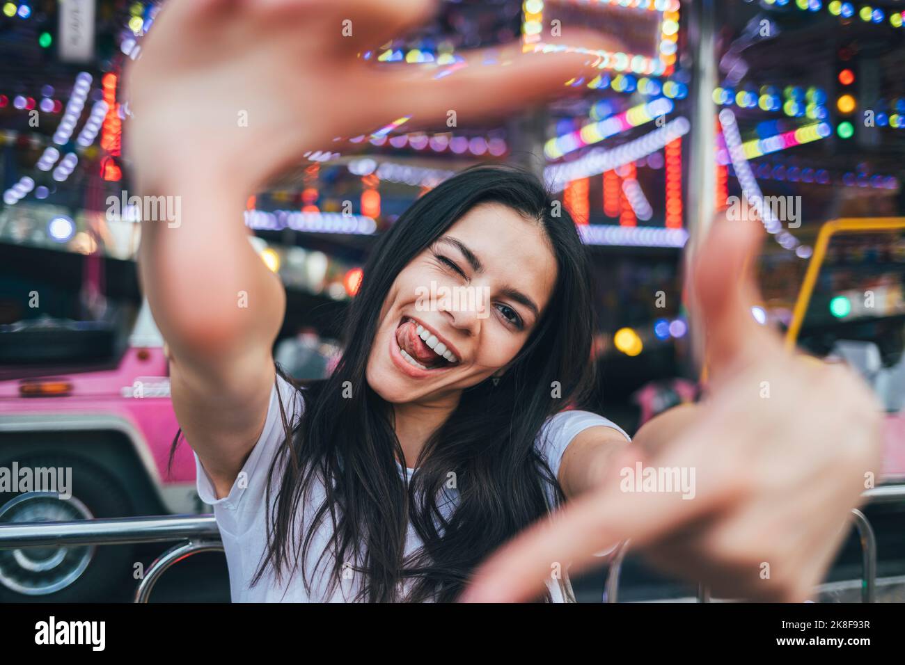 Winking light hi-res stock photography and images - Alamy