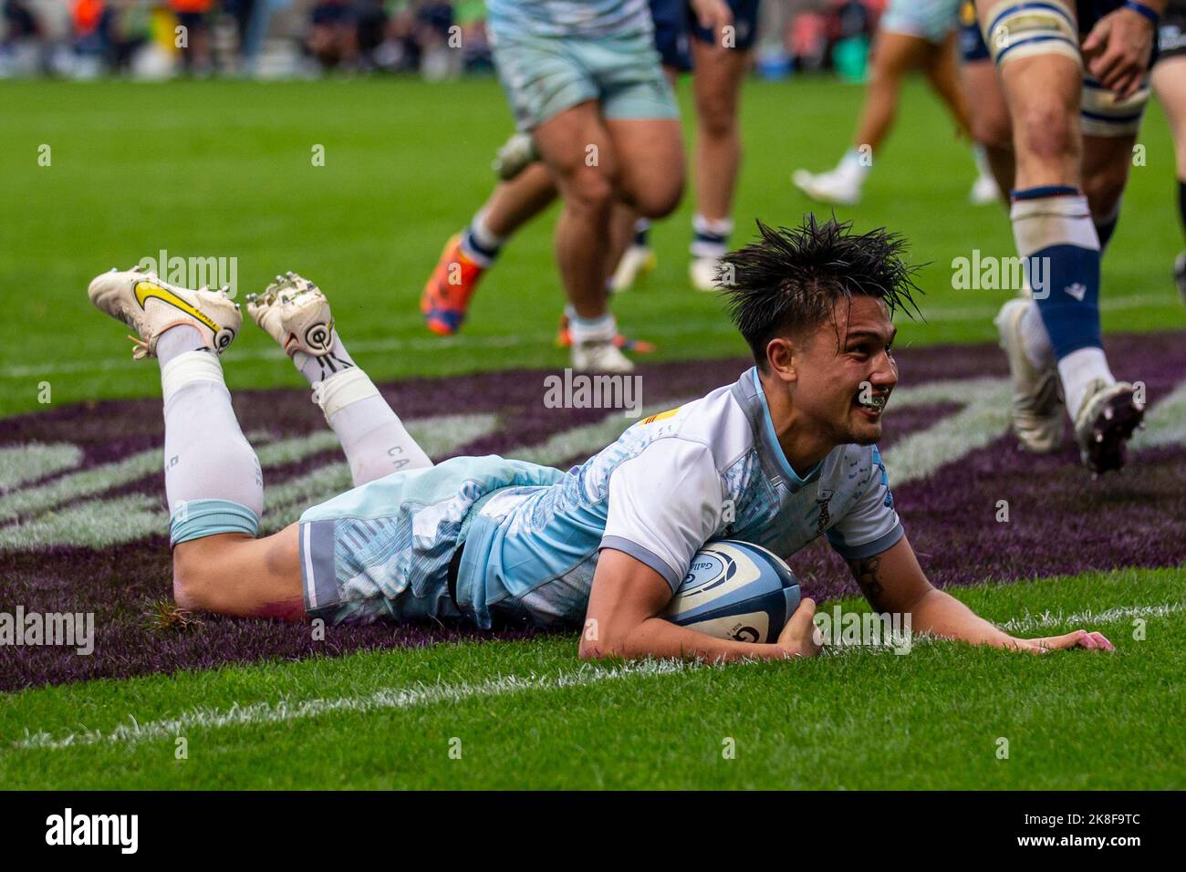 AJ Bell Stadium, Sale, UK. 23rd October 2022 ; AJ Bell Stadium, Sale ...