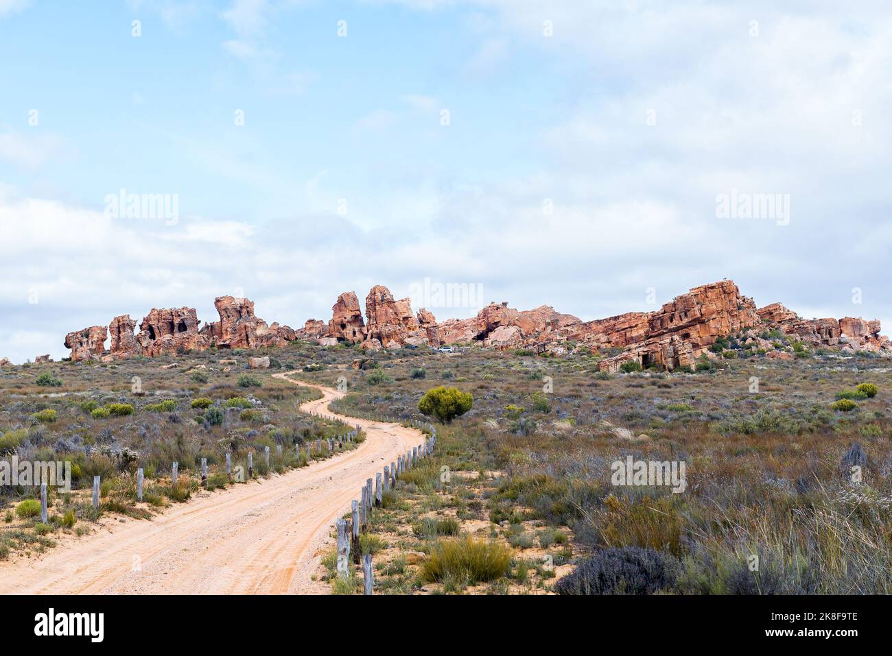 Road to the Stadsaal Caves in the Western Cape Cederberg. Rock ...