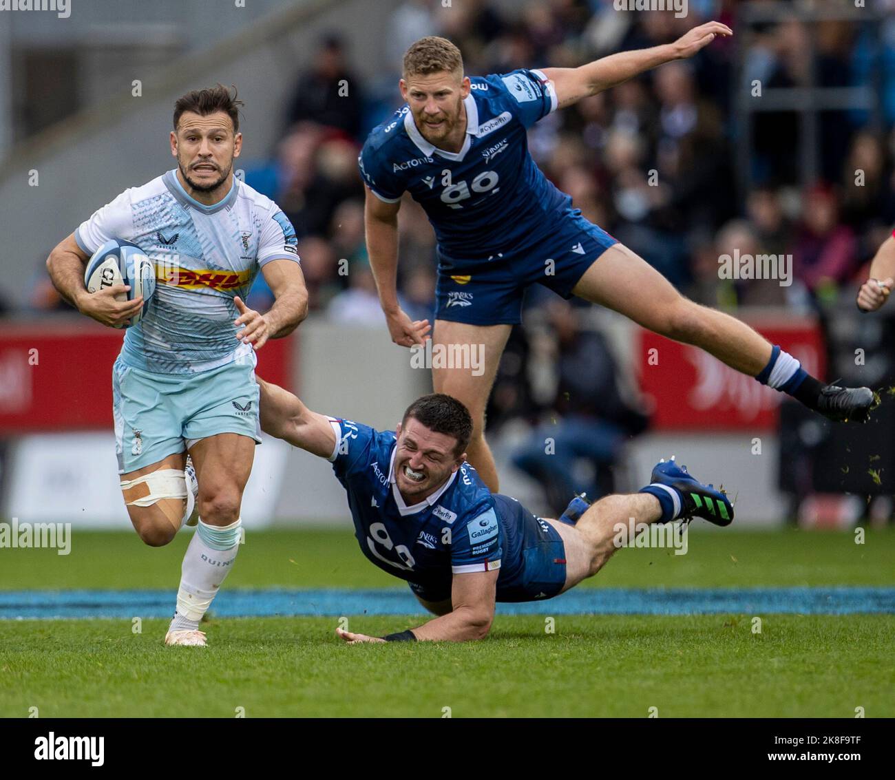 AJ Bell Stadium, Sale, UK. 23rd October 2022 ; AJ Bell Stadium, Sale ...