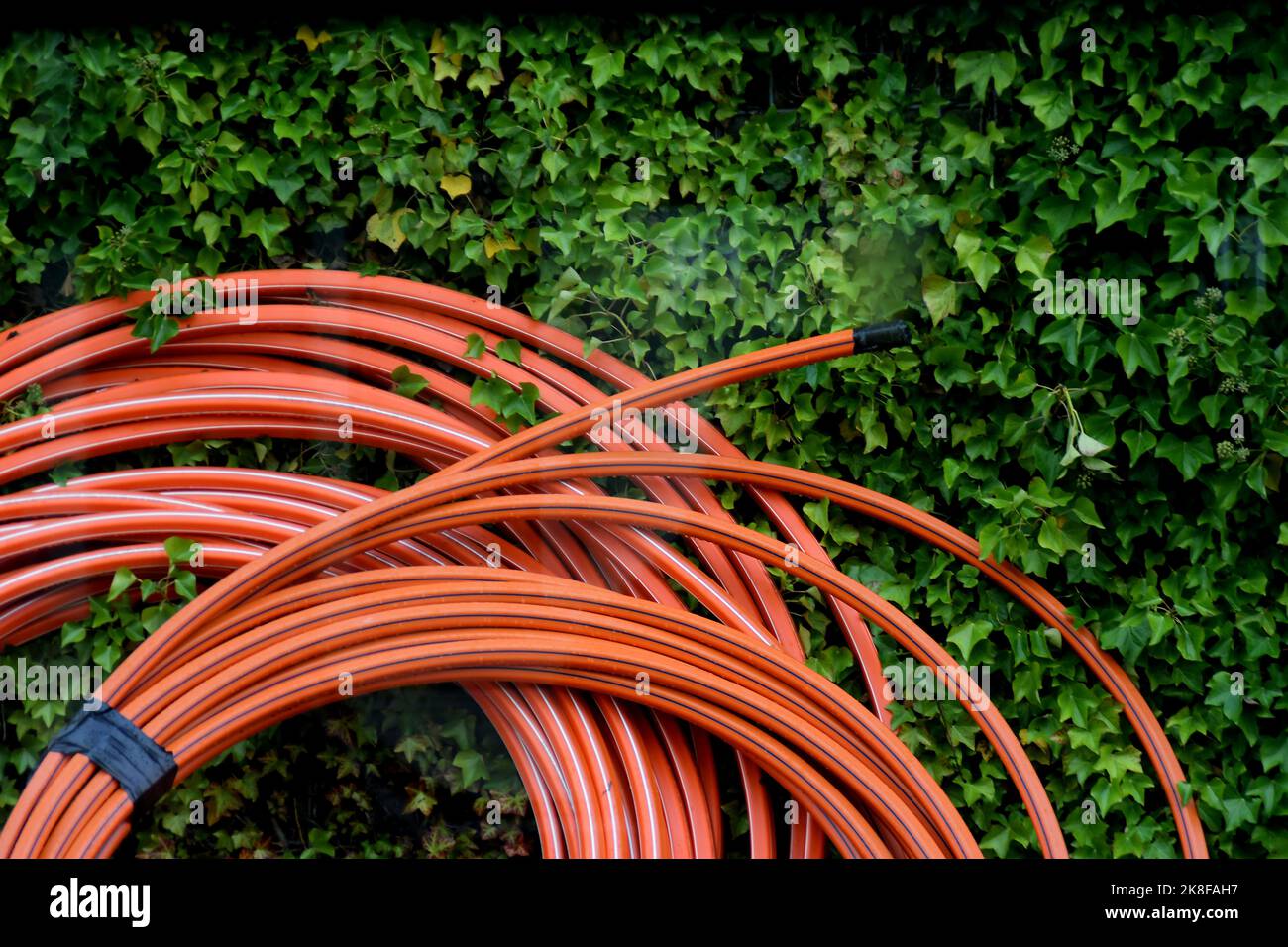 Copenhagen/Denmark/23 October 2022/ Fiber internet wire in danish ...