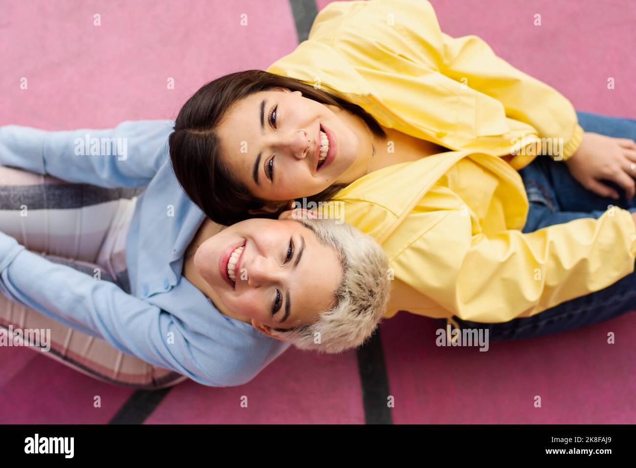 Two friends non binary hi-res stock photography and images - Alamy