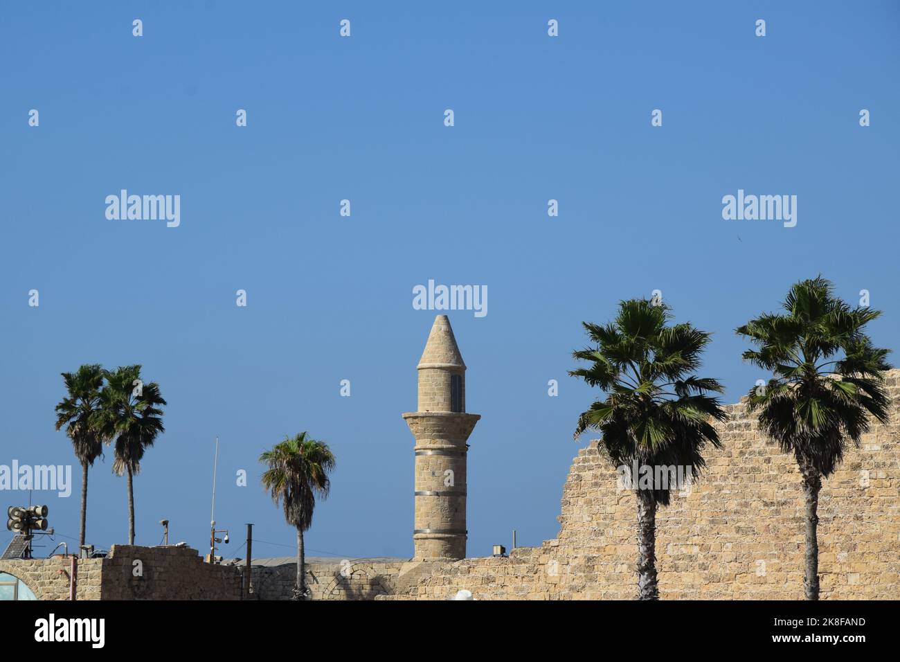 The Harbour - Remains of the fortified medieval city - Caesarea ...