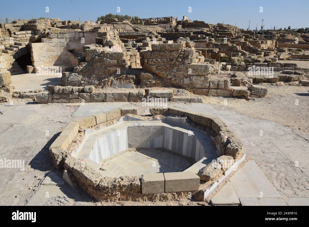 Bathhouse Complex - Remains of the fortified medieval city - Caesarea ...
