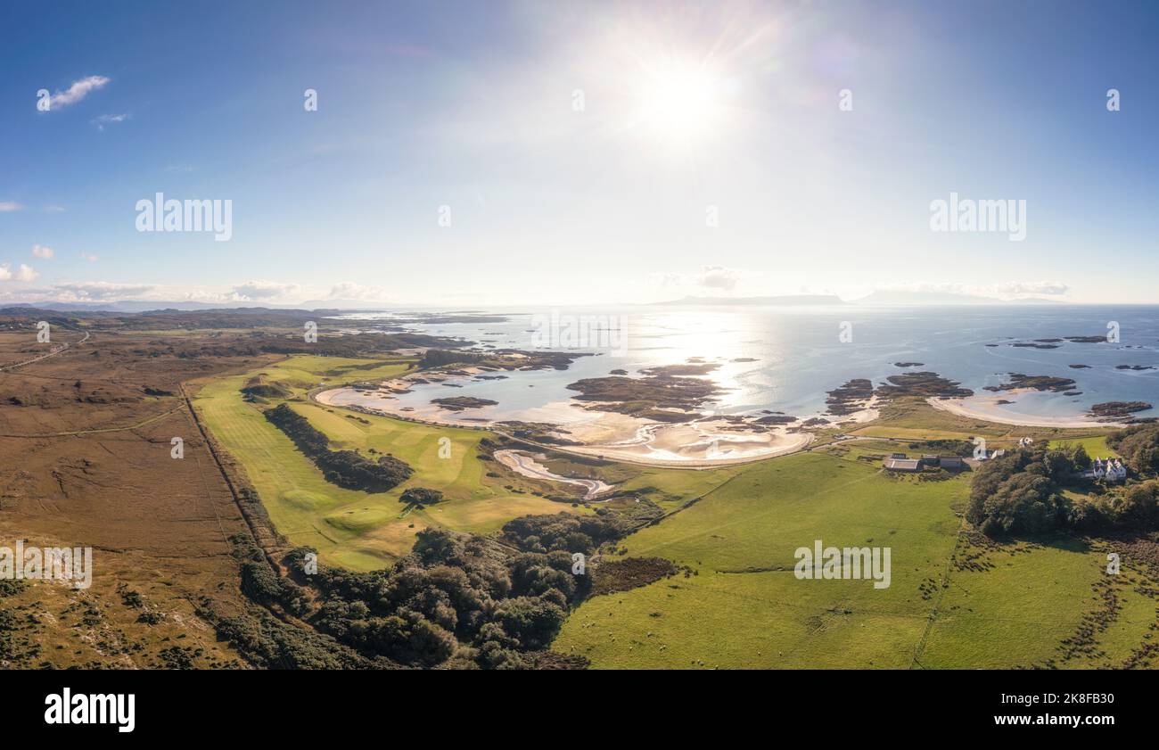 Aerial view of traigh beach hi-res stock photography and images - Alamy