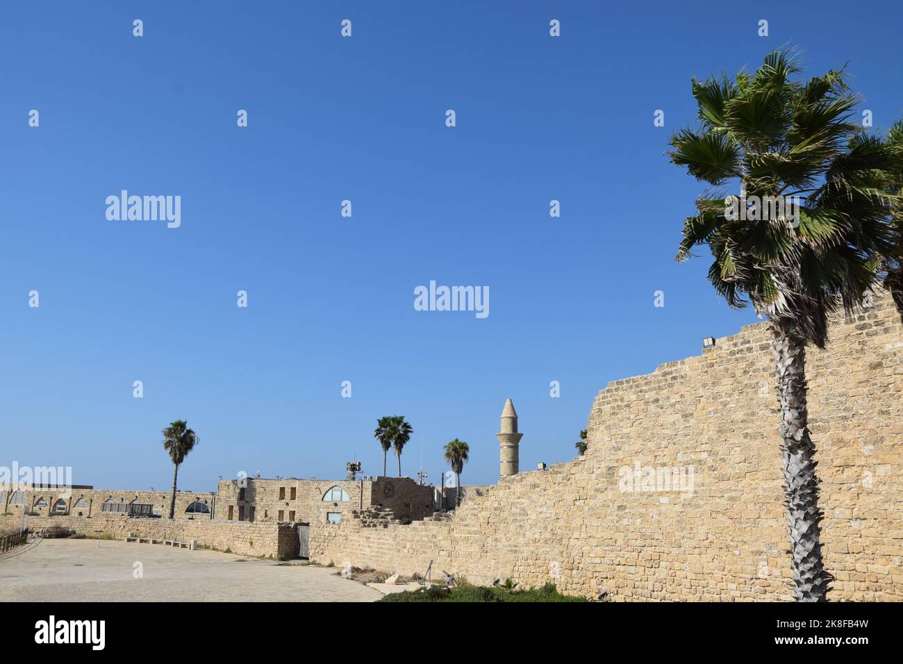 The Harbour - Remains of the fortified medieval city - Caesarea ...