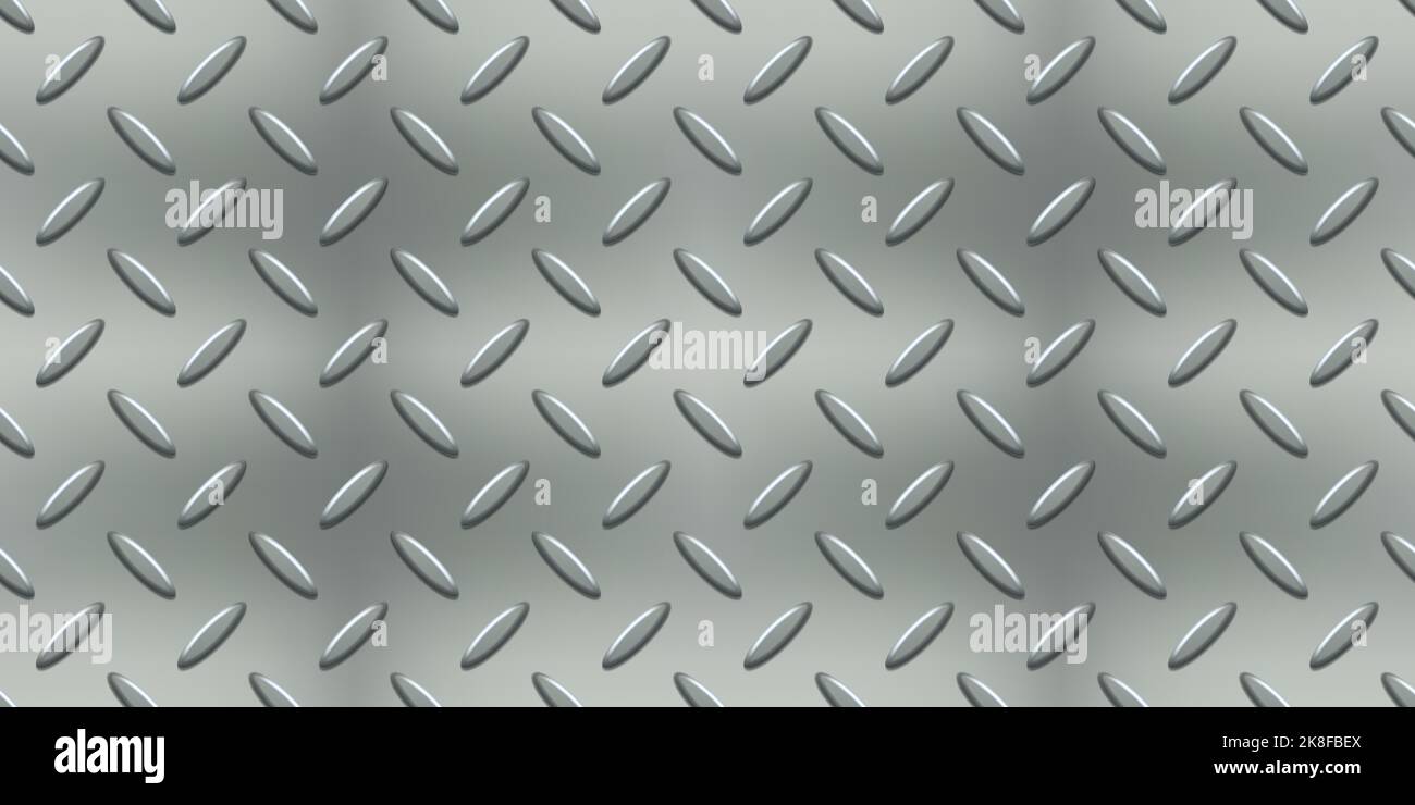 Aluminum diamond plate industry realistic seamless pattern Stock Vector ...
