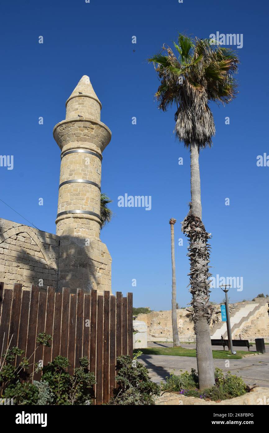 The Harbour - Remains of the fortified medieval city - Caesarea ...