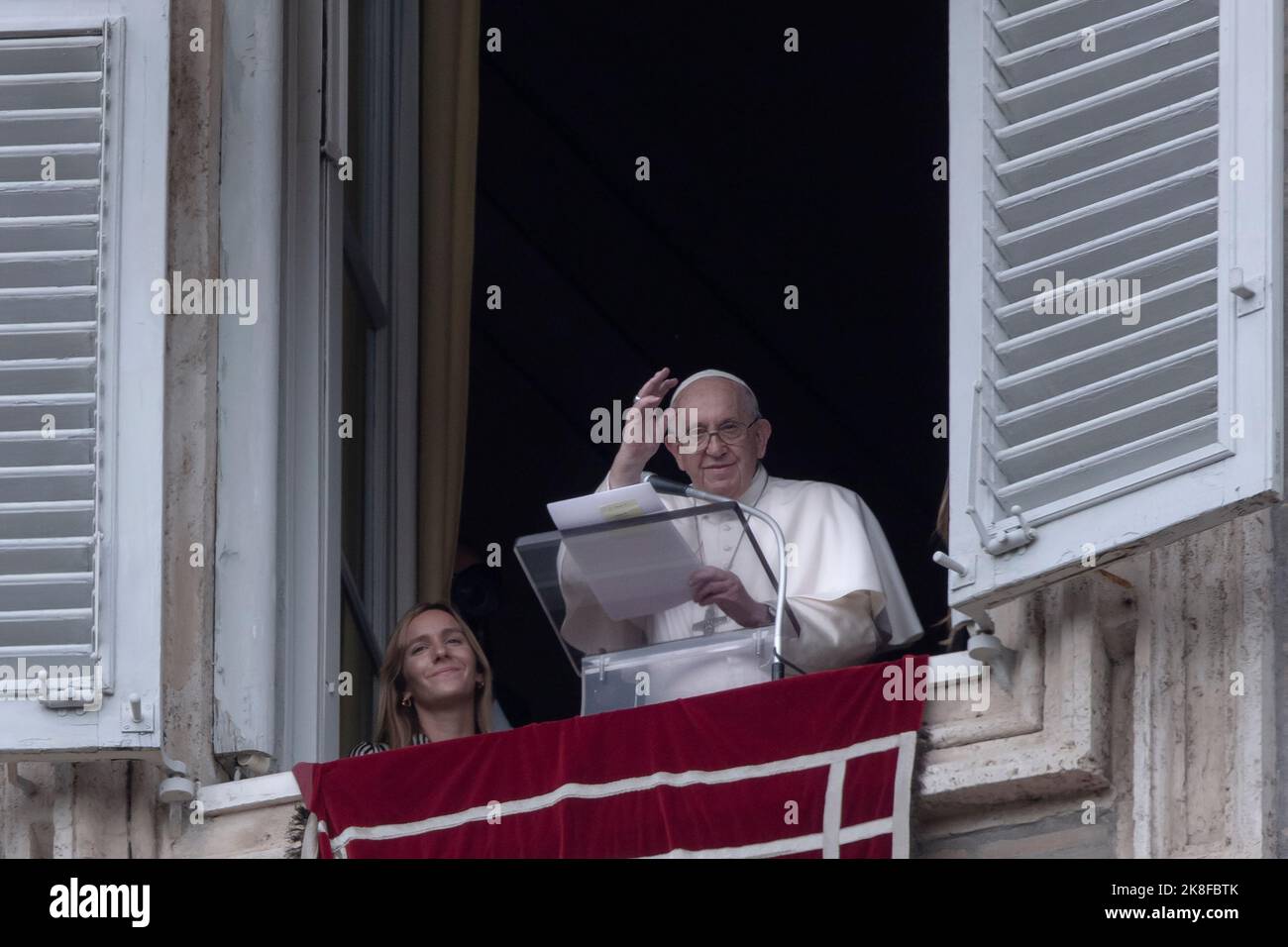 Vatican City, Vatican, 23 October, 2022. Pope Francis during the ...