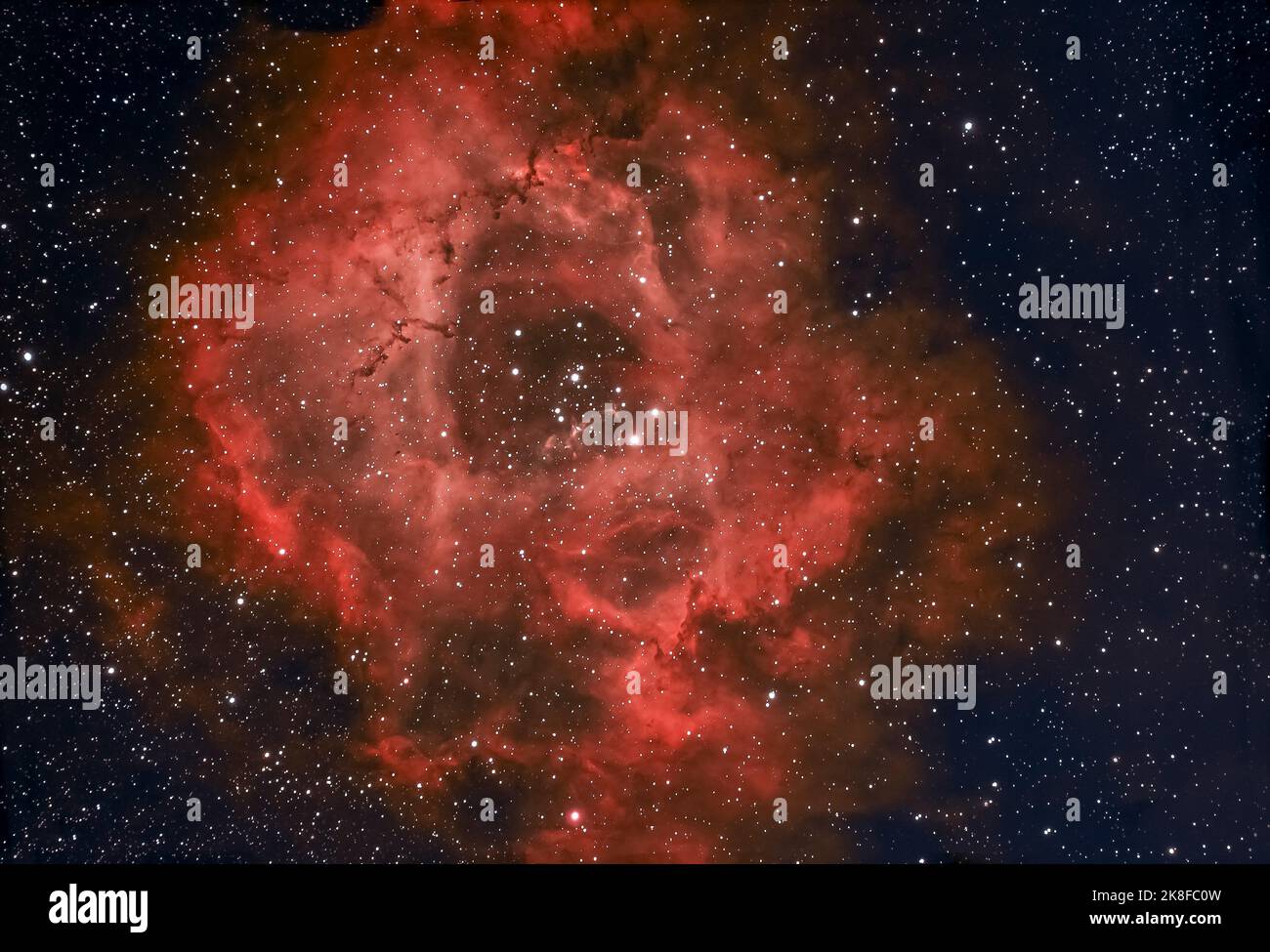Rosette Nebula and Monoceros constellation Stock Photo - Alamy