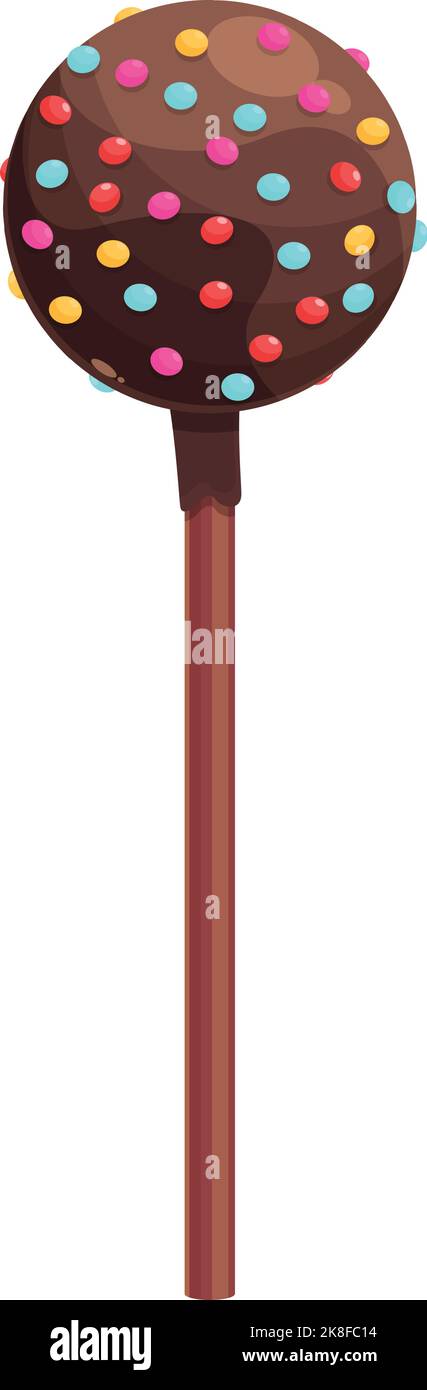 Candy chocolate icon cartoon vector. Sugar stick. Sweet lollypop Stock ...
