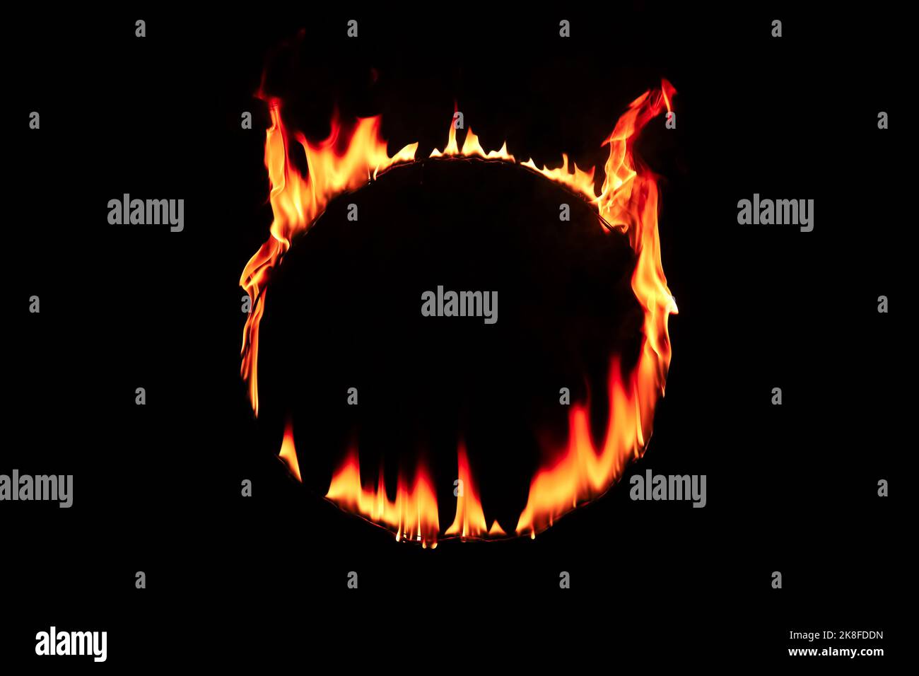 Glowing red frame made hi-res stock photography and images - Alamy